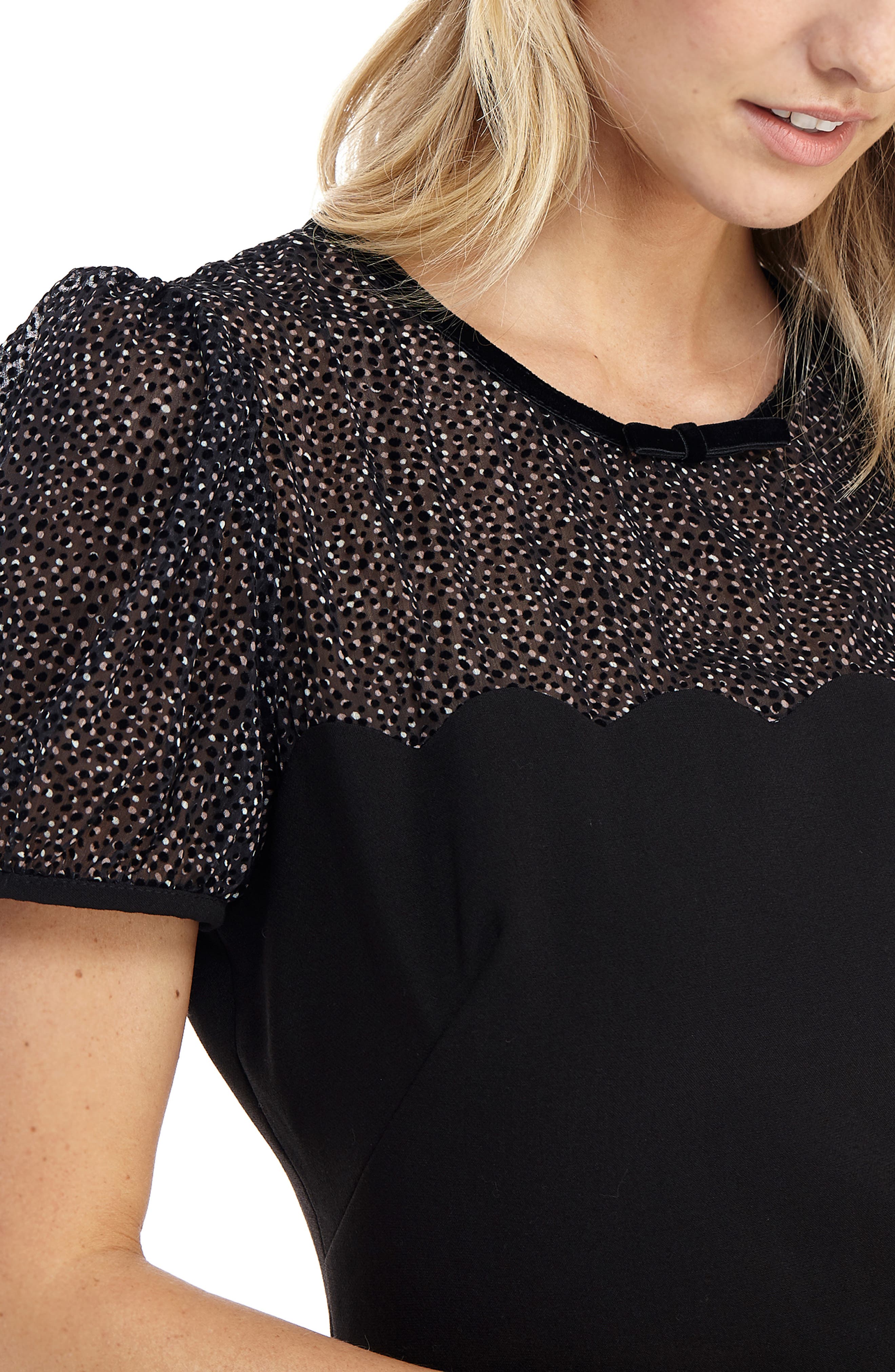 Gal Meets Glam Collection Rhiannon Metallic A-Line Dress | Nordstromrack