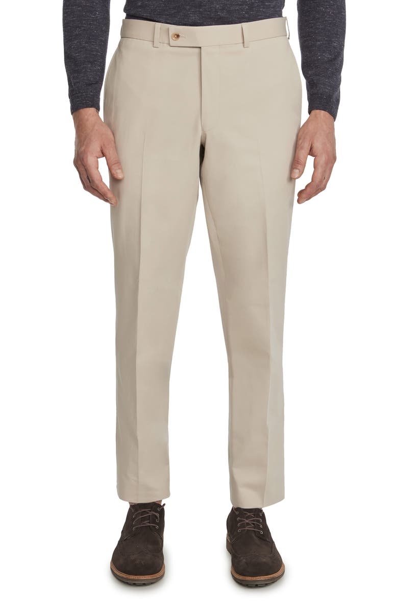 Jack Victor Irving Solid Tan Cotton & Cashmere Suit | Nordstromrack