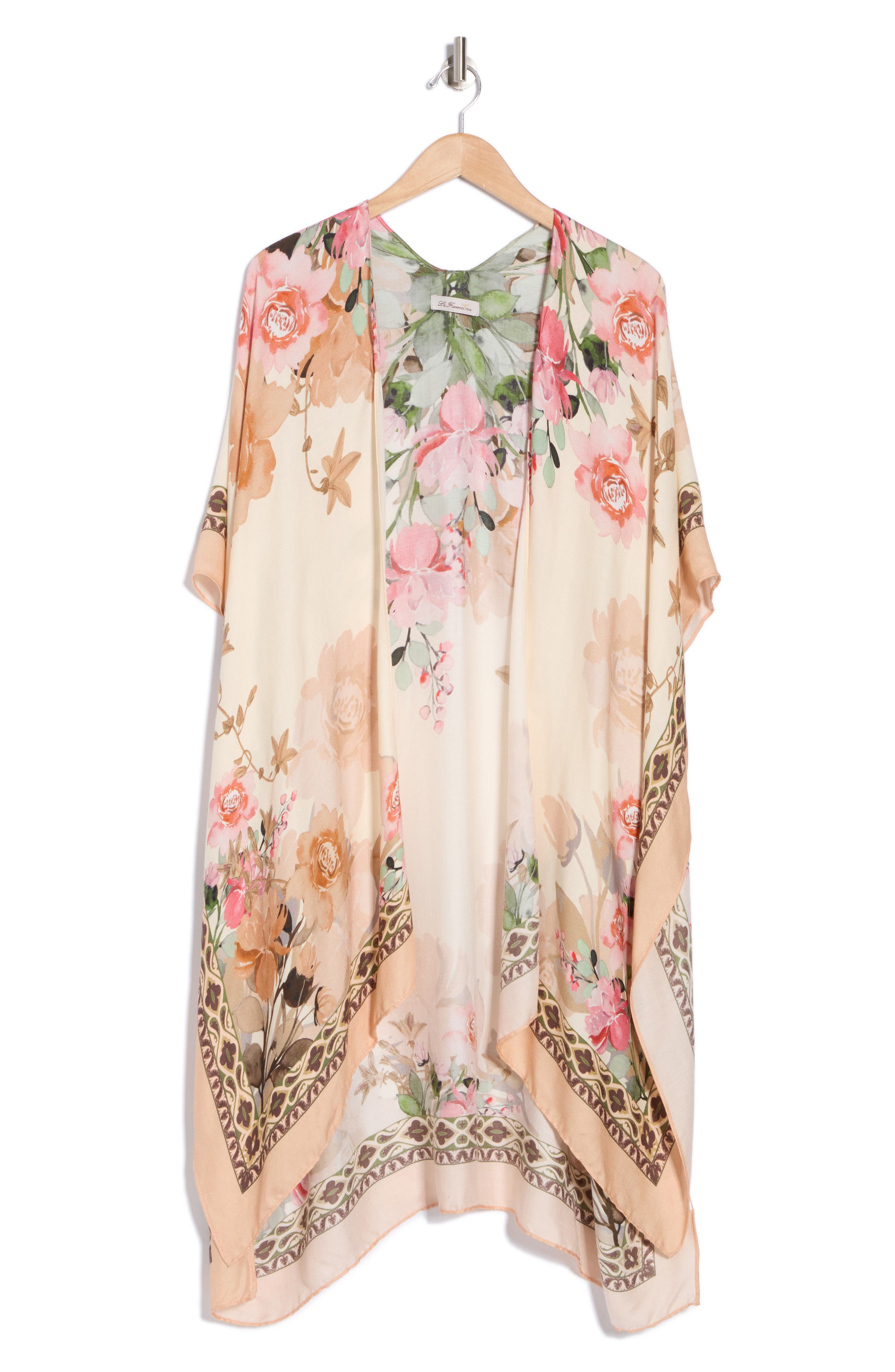 La Fiorentina Floral Ruana | Nordstromrack