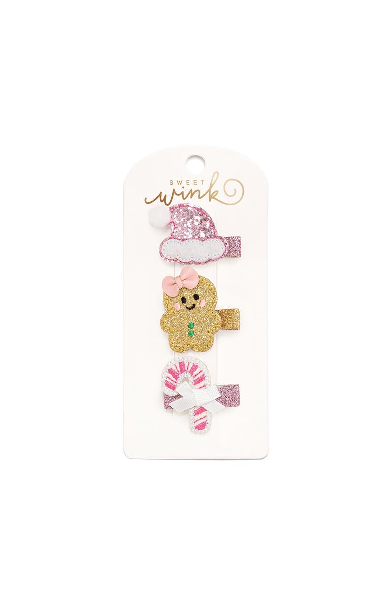 Sweet Wink Gingerbread Christmas Clip Set | Nordstrom