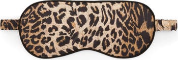 AllSaints Kiku Leopard Print Sleep Mask | Nordstrom