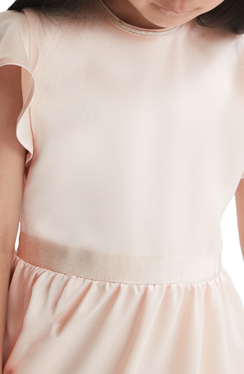 Reiss Kids' Flutter Sleeve Fit-and-Flare Dress | Nordstromrack