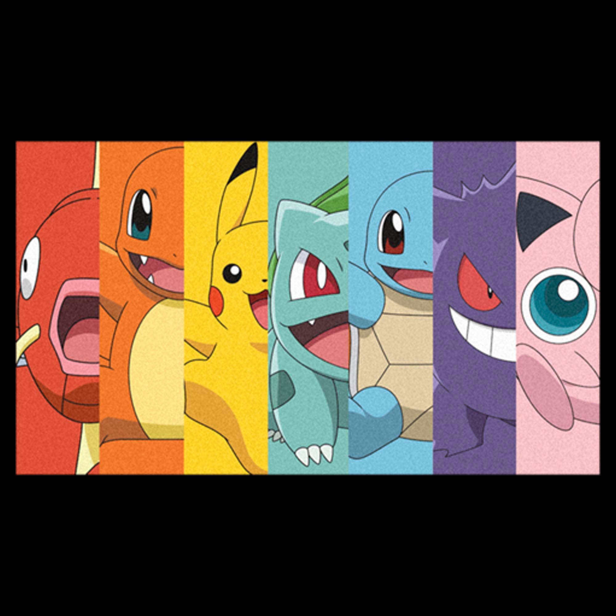 POKEMON Boy's Pokemon Character Box-up Rainbow Graphic T-Shirt | Nordstrom