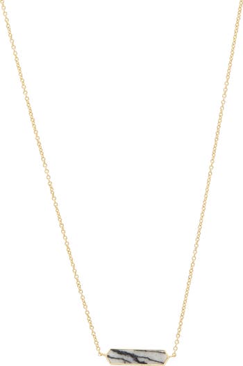 gorjana Corina Stone Bar Pendant Necklace | Nordstromrack