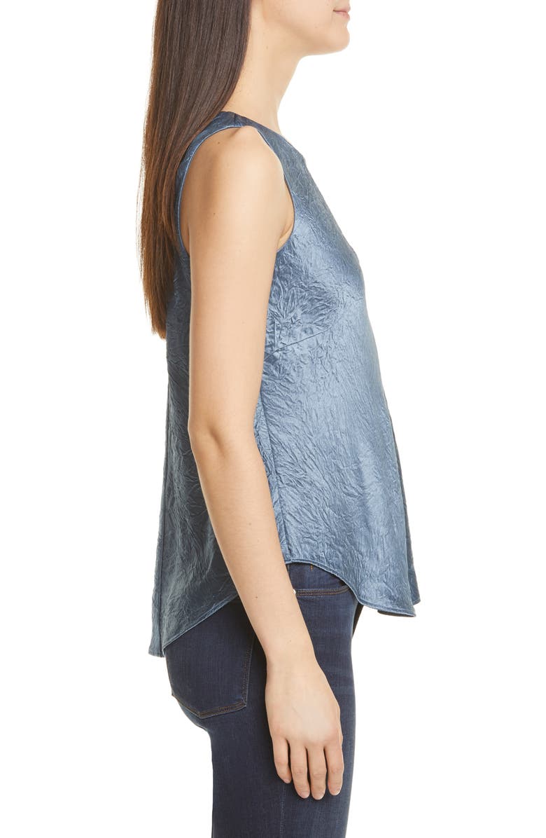 Vince Bias Cut Crinkled Satin Tank | Nordstrom