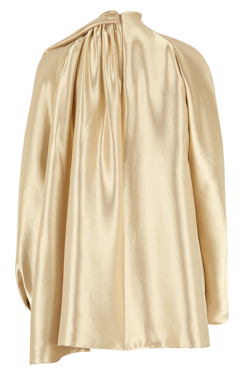 Fendi Golden Long Sleeve Silk Blend Minidress | Nordstromrack