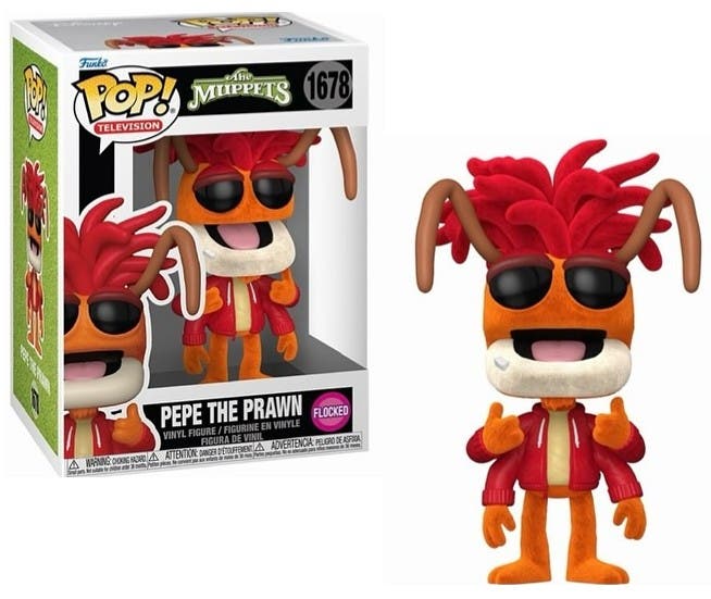 Funko Pepe the Prawn (Flocked) (The Muppets) Funko Pop! Specialty ...