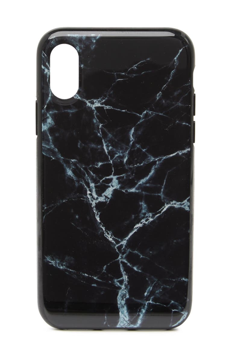 FELONY CASE Black Polished Marble iPhone X Case | Nordstromrack