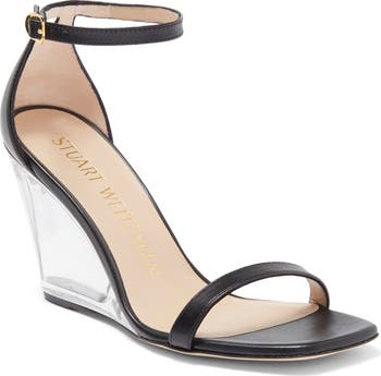 Stuart Weitzman Lucite Wedge Sandal (Women) | Nordstromrack