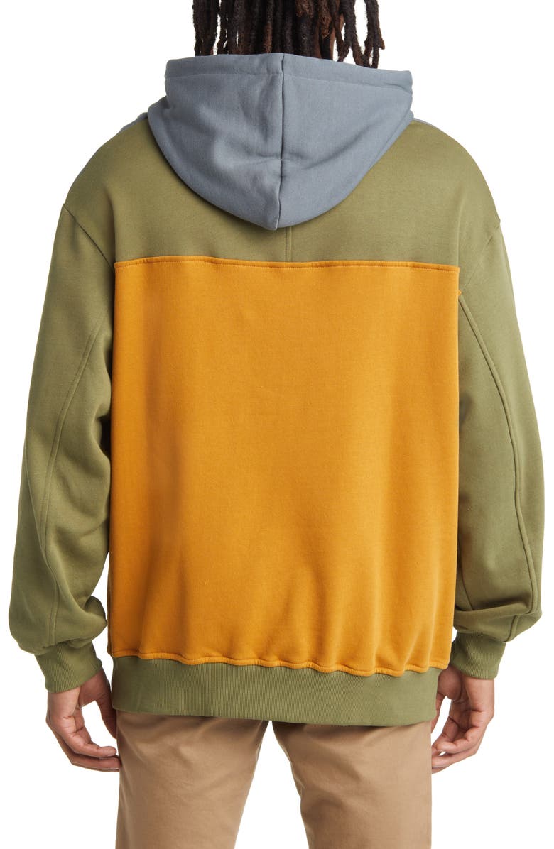 CAT WWR Colorblock Logo Embroidered Hoodie | Nordstromrack