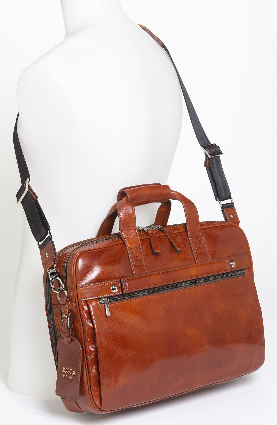 Bosca Double Compartment Leather Briefcase | Nordstrom