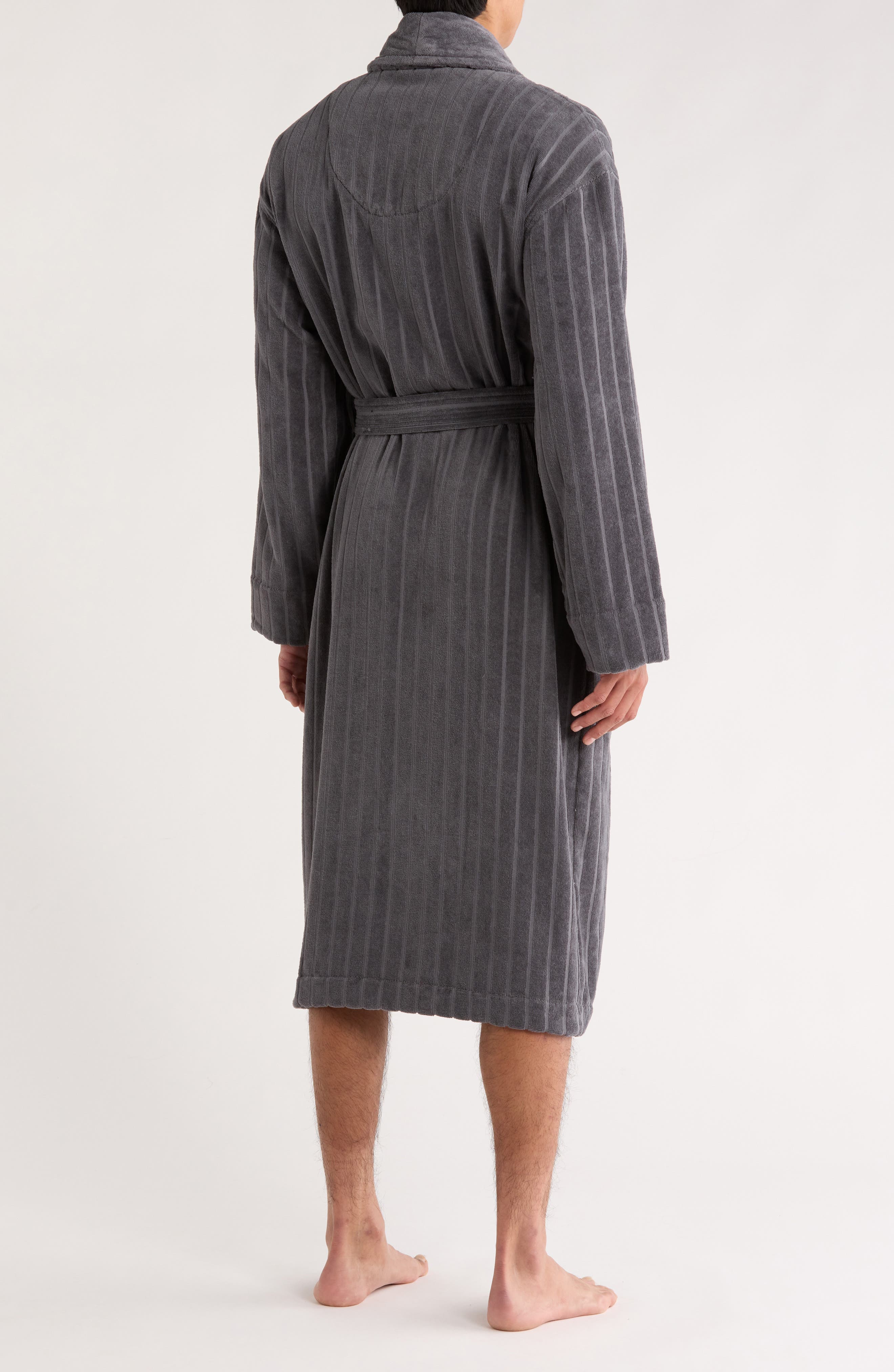 Majestic International Shawl Collar Textured Cotton Robe | Nordstromrack