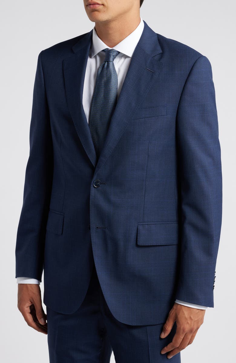 Peter Millar Tailored Fit Glen Plaid Wool Suit | Nordstromrack