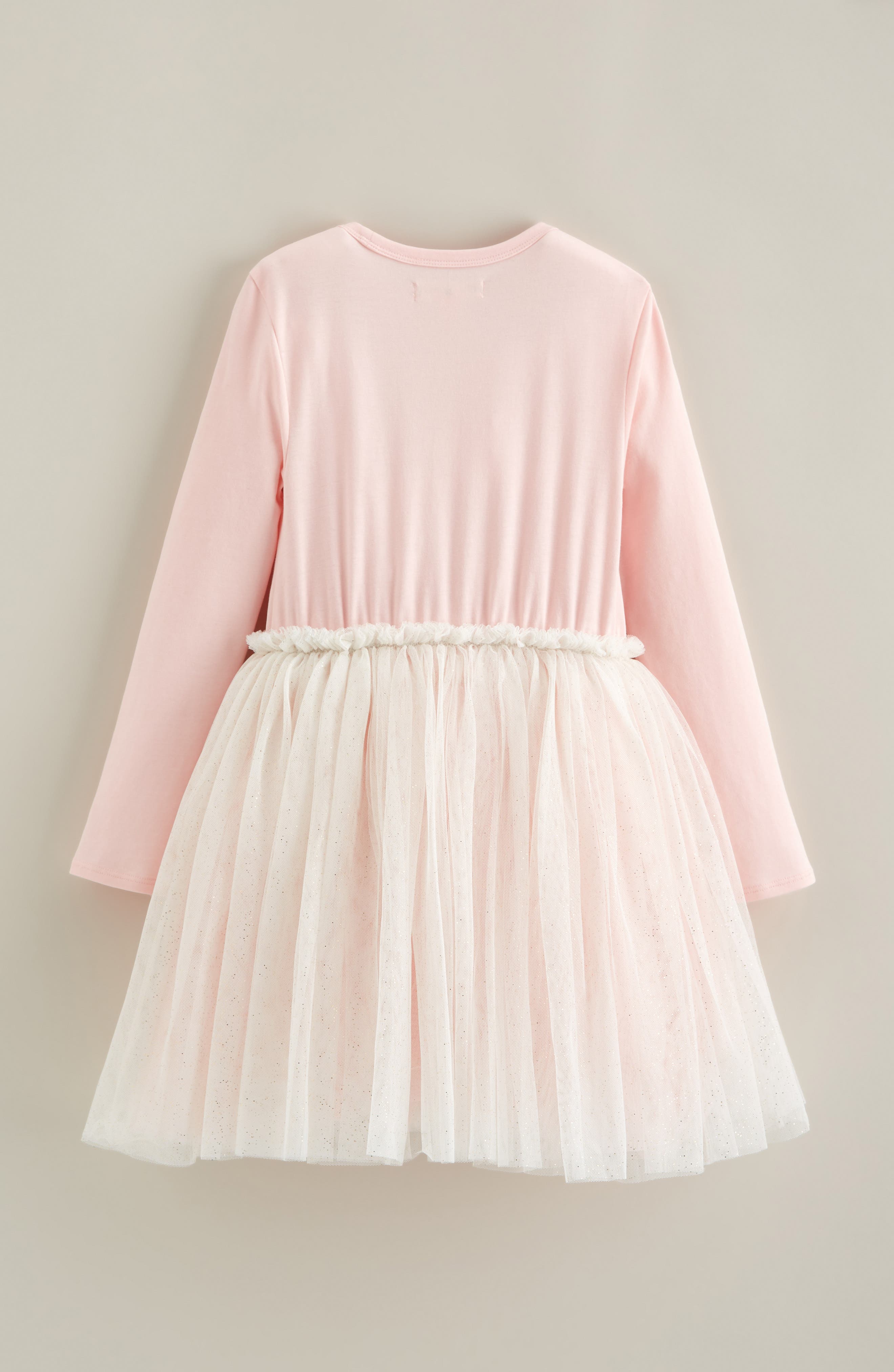 Tucker + Tate Kids' Long Sleeve Jersey & Tulle Dress | Nordstrom