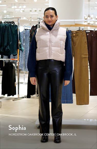 Apparis Shaun Hooded Crop Puffer Vest | Nordstrom