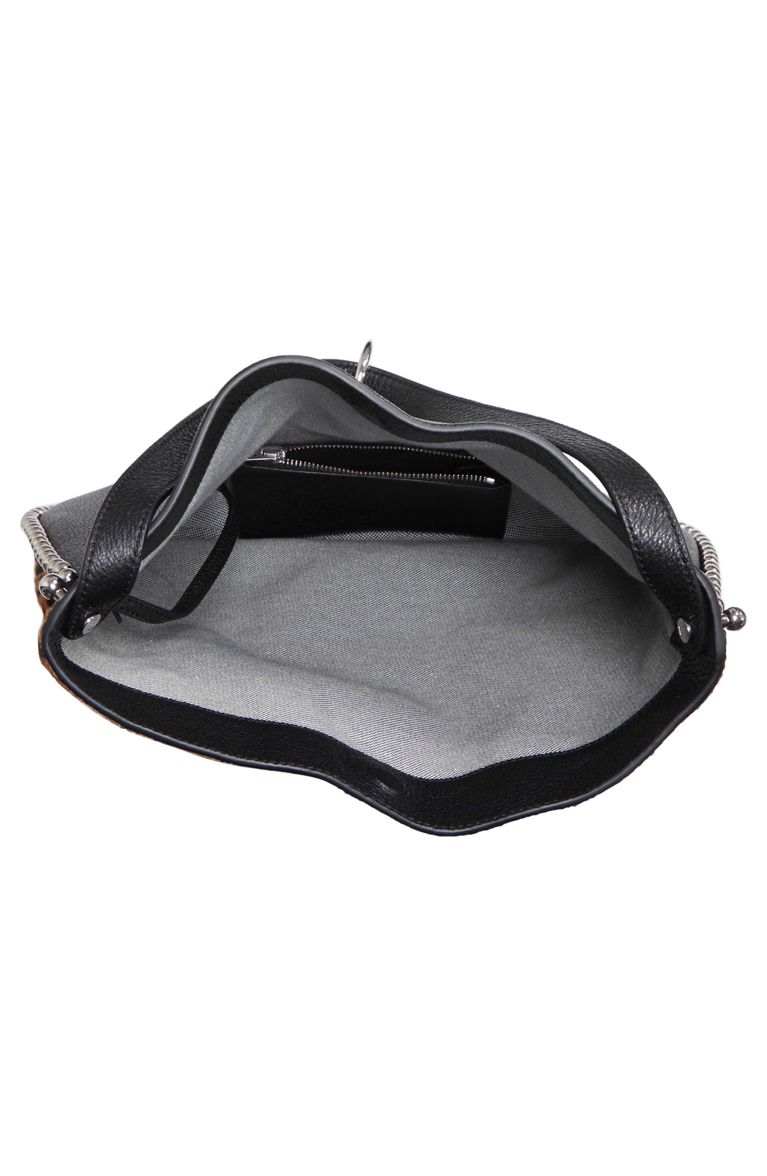 Alexander Wang Roxy Leather & Genuine Calf Hair Bucket Bag | Nordstrom