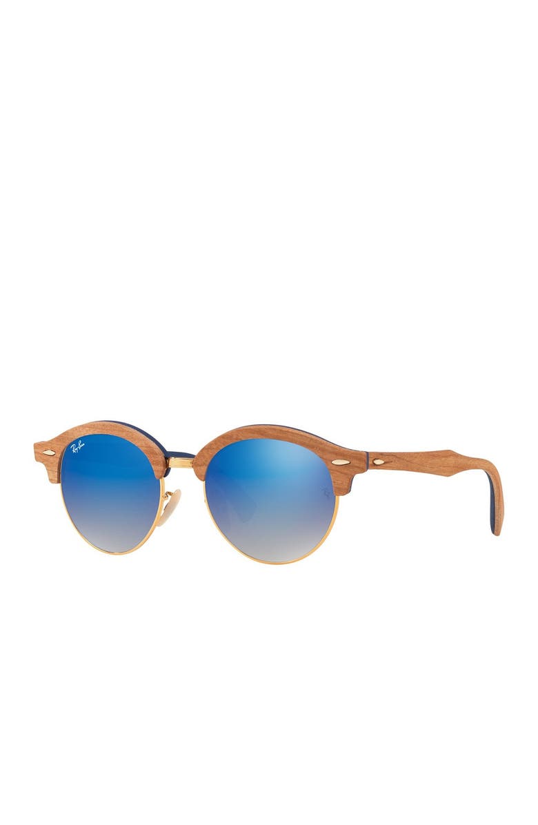 Ray-Ban 51mm Mirrored Round Sunglasses | Nordstromrack