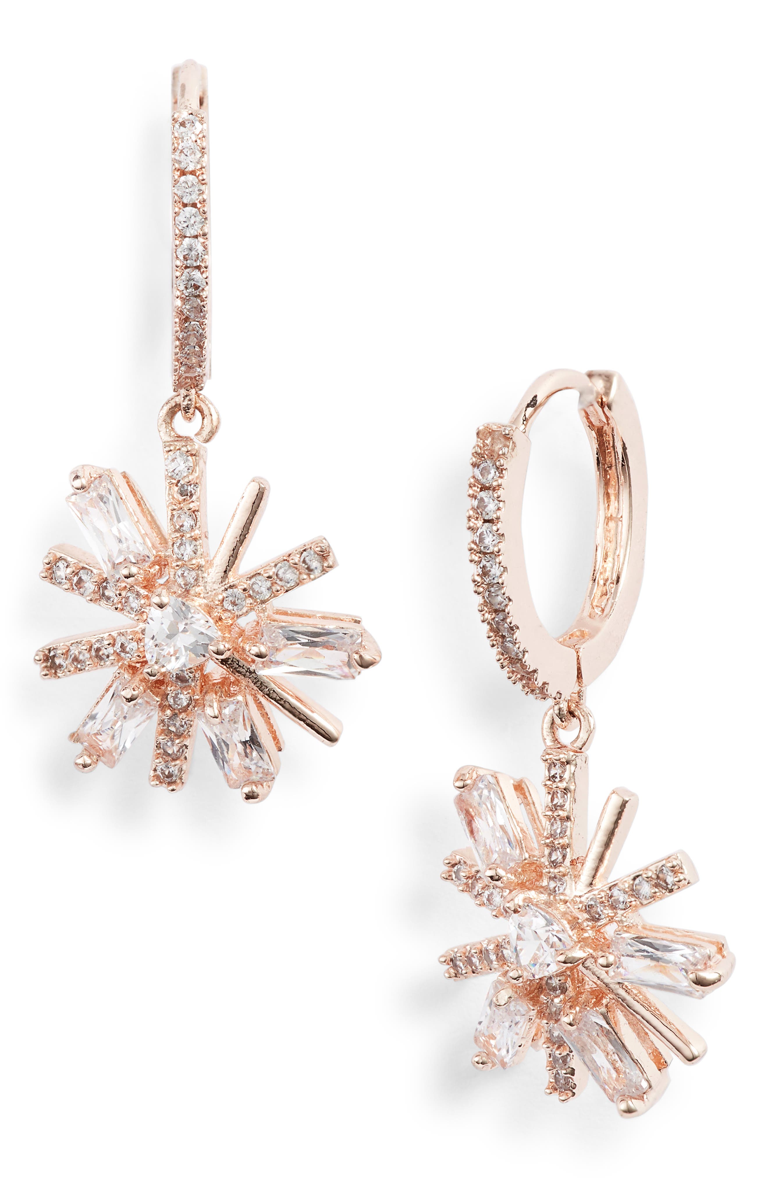 Jenny Packham Mini Pavé Crystal Drop Earrings | Nordstrom