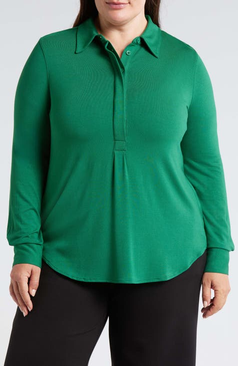 Green Plus-Size Blouses | Nordstrom