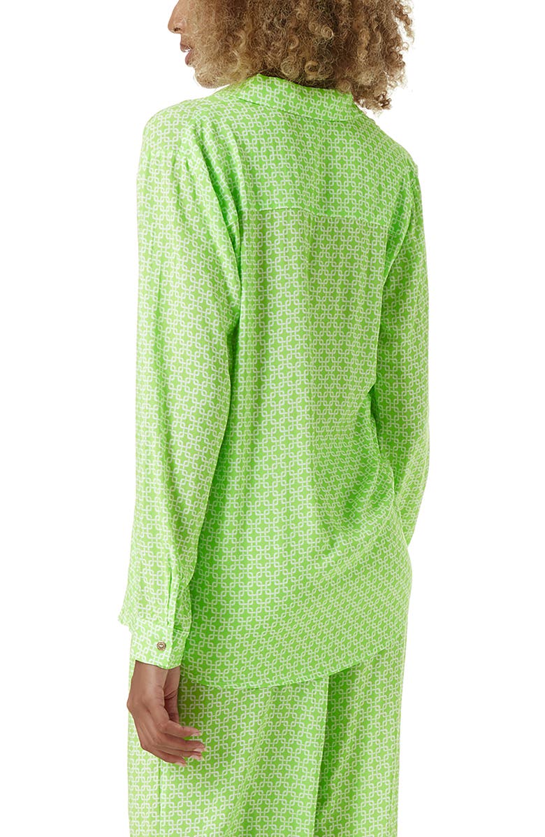 Melissa Odabash Millie Long Sleeve Cover-Up Button-Up Shirt | Nordstromrack