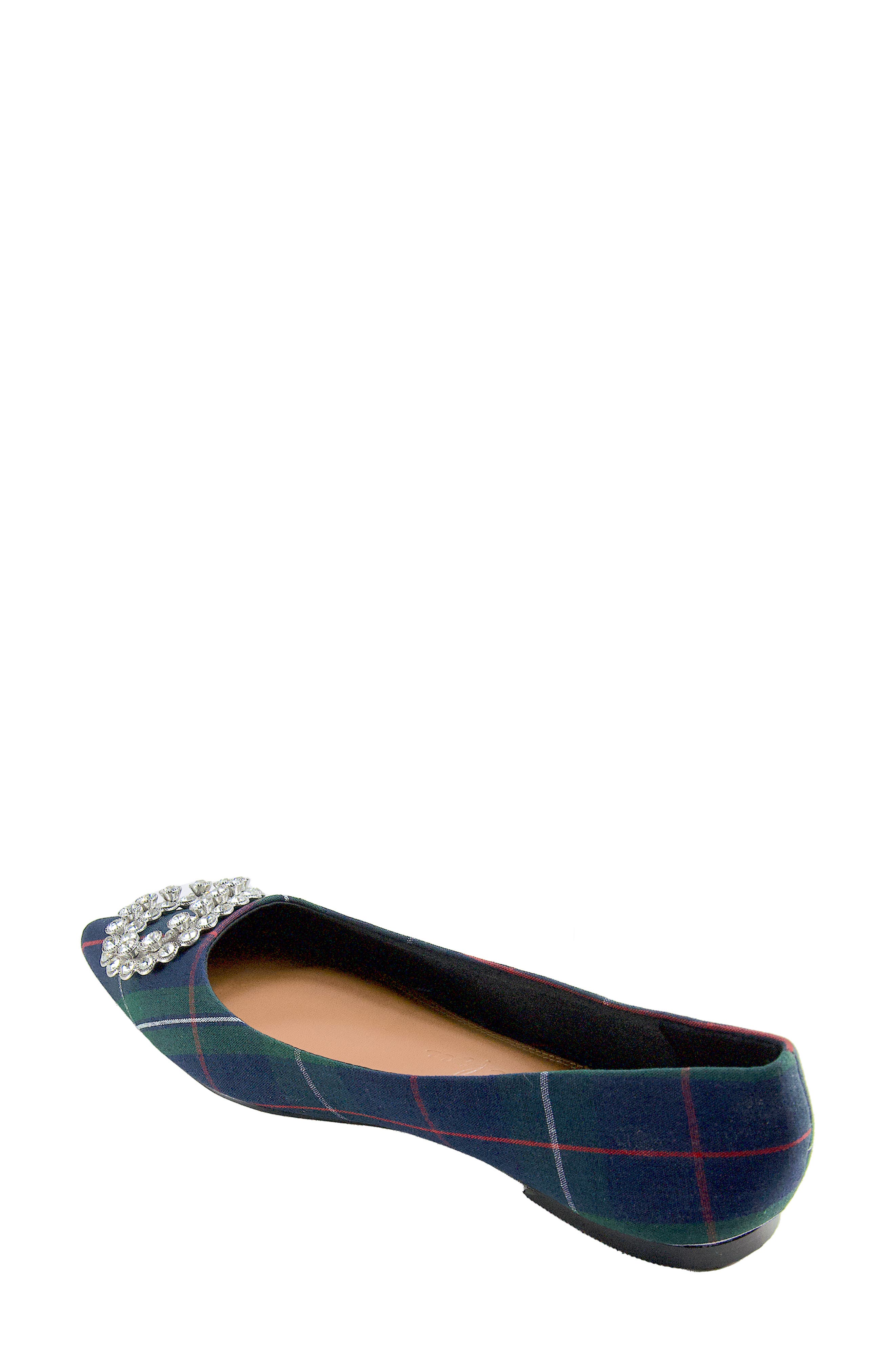 band of the free Blossom Plaid Pointed Toe Flat (Women) | Nordstrom