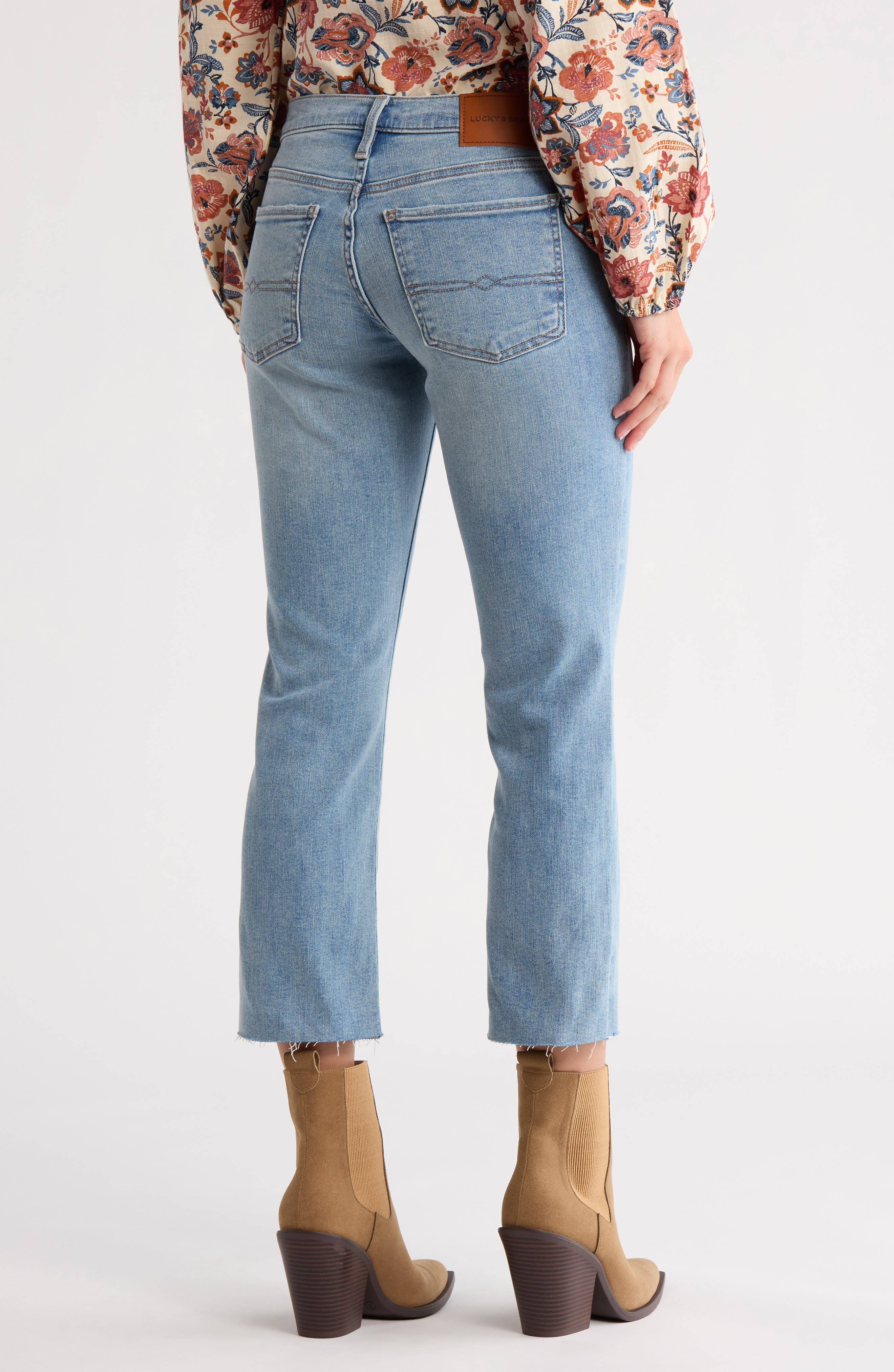 Lucky Brand Sweet Mid Rise Crop Jeans | Nordstromrack