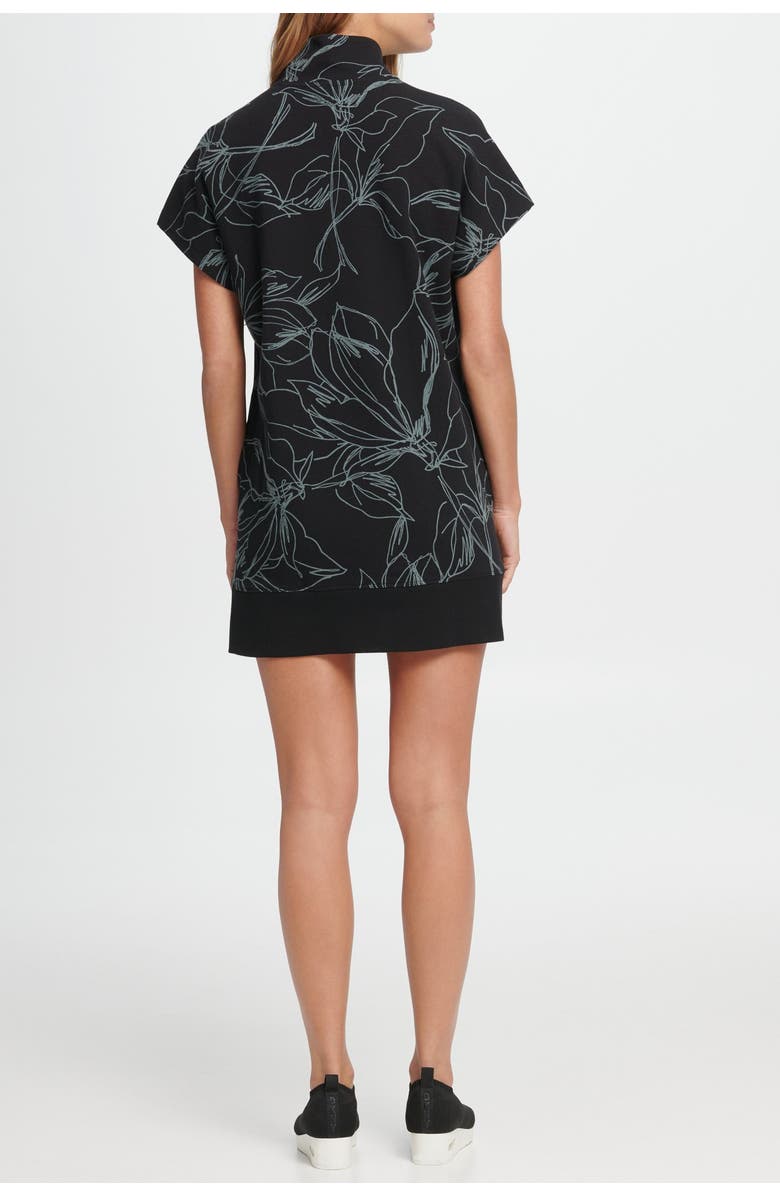 DKNY Printed Half Zip Dress | Nordstromrack