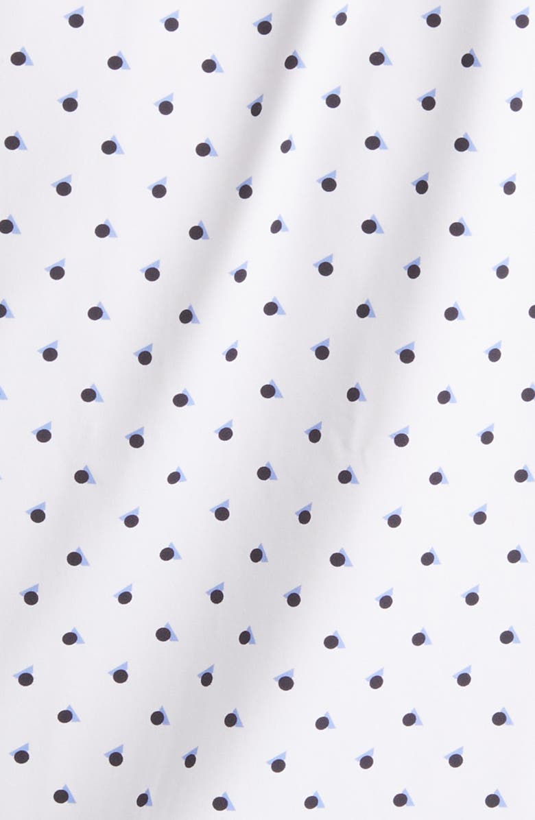 BOSS Hank Slim Fit Microcheck Cotton Blend Dress Shirt | Nordstromrack