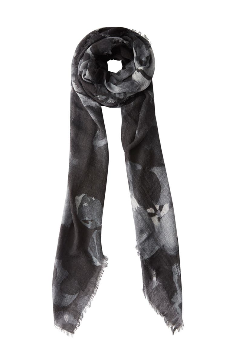 Helen Kaminski Brandi Floral Print Wool Square Scarf | Nordstromrack