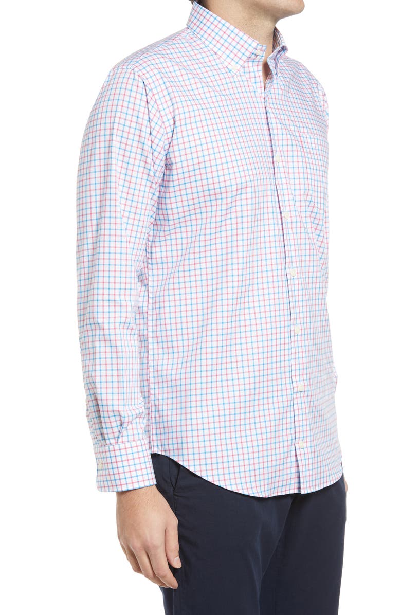 Peter Millar Emory Check Stretch Button-Down Shirt | Nordstromrack