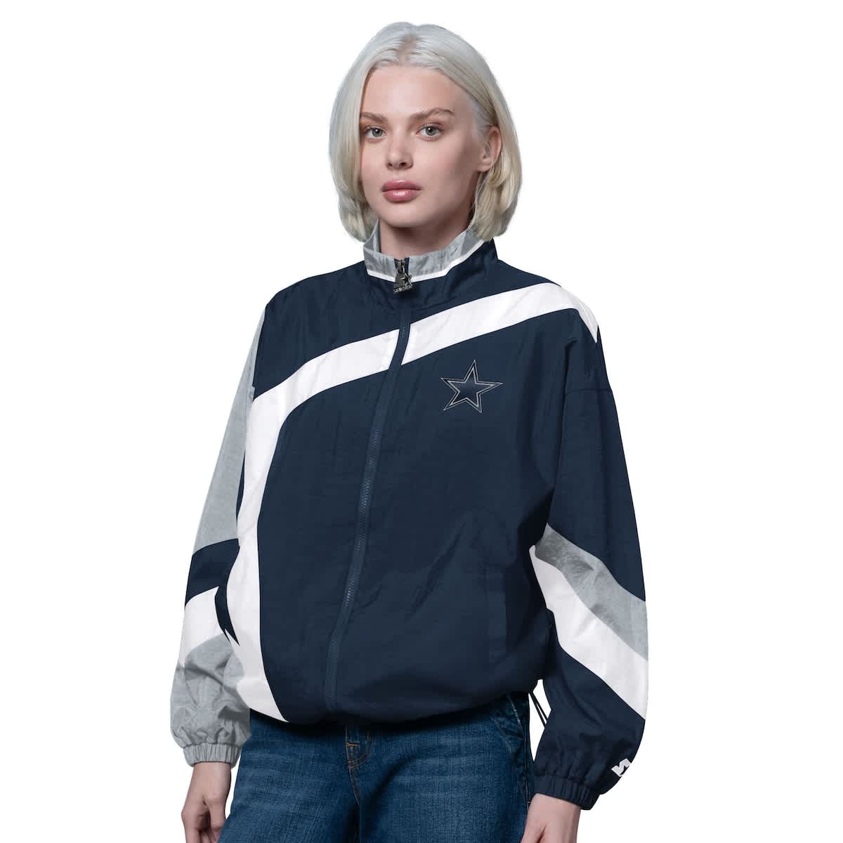 STARTER Women's Starter Navy/Silver Dallas Cowboys Vintage 1st Quarter ...