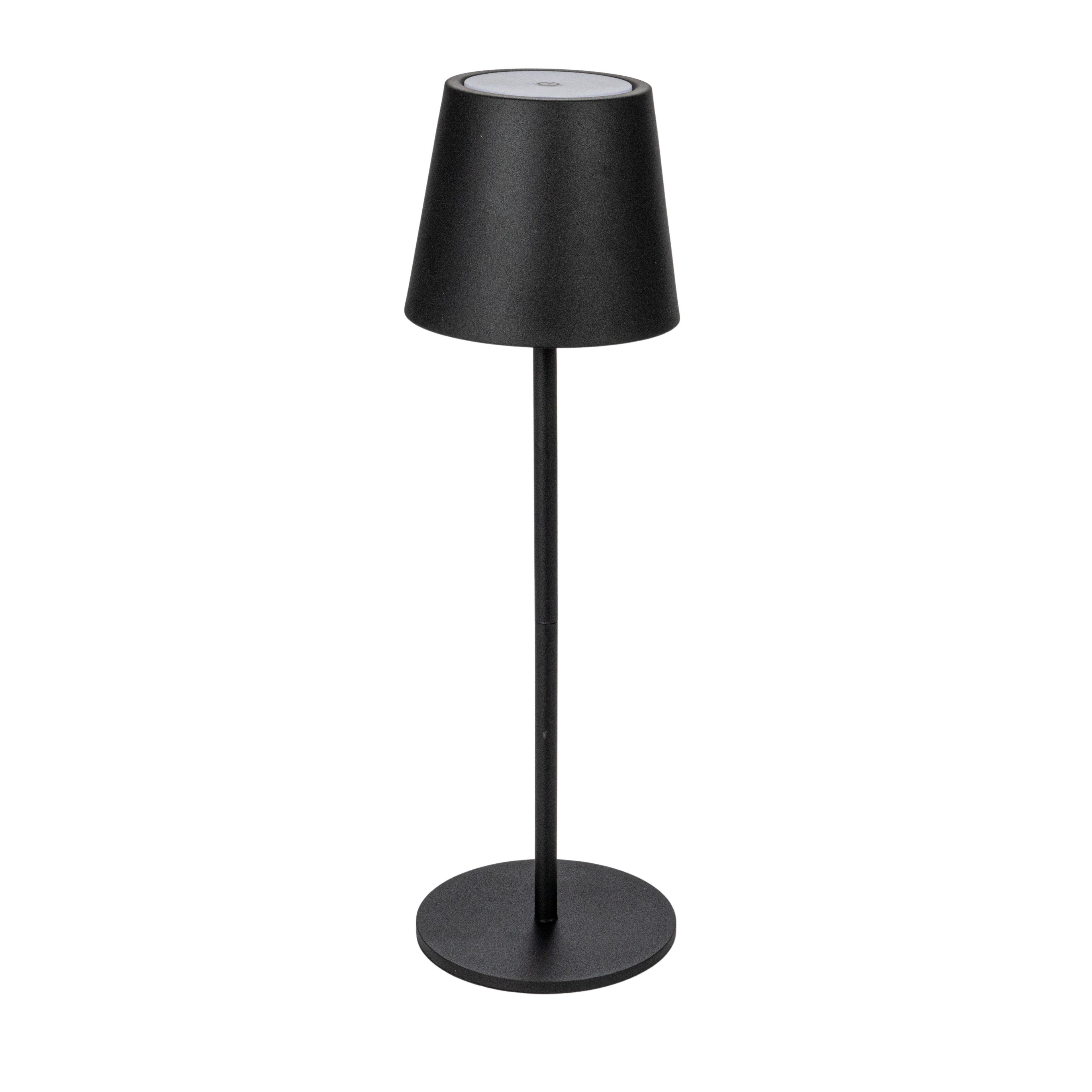 Storied Home Round Metal LED Rechargeable Table Lamp, Black | Nordstrom