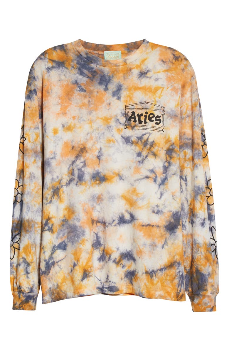 Aries Peace & Love Logo Tie Dye Cotton Tee | Nordstromrack
