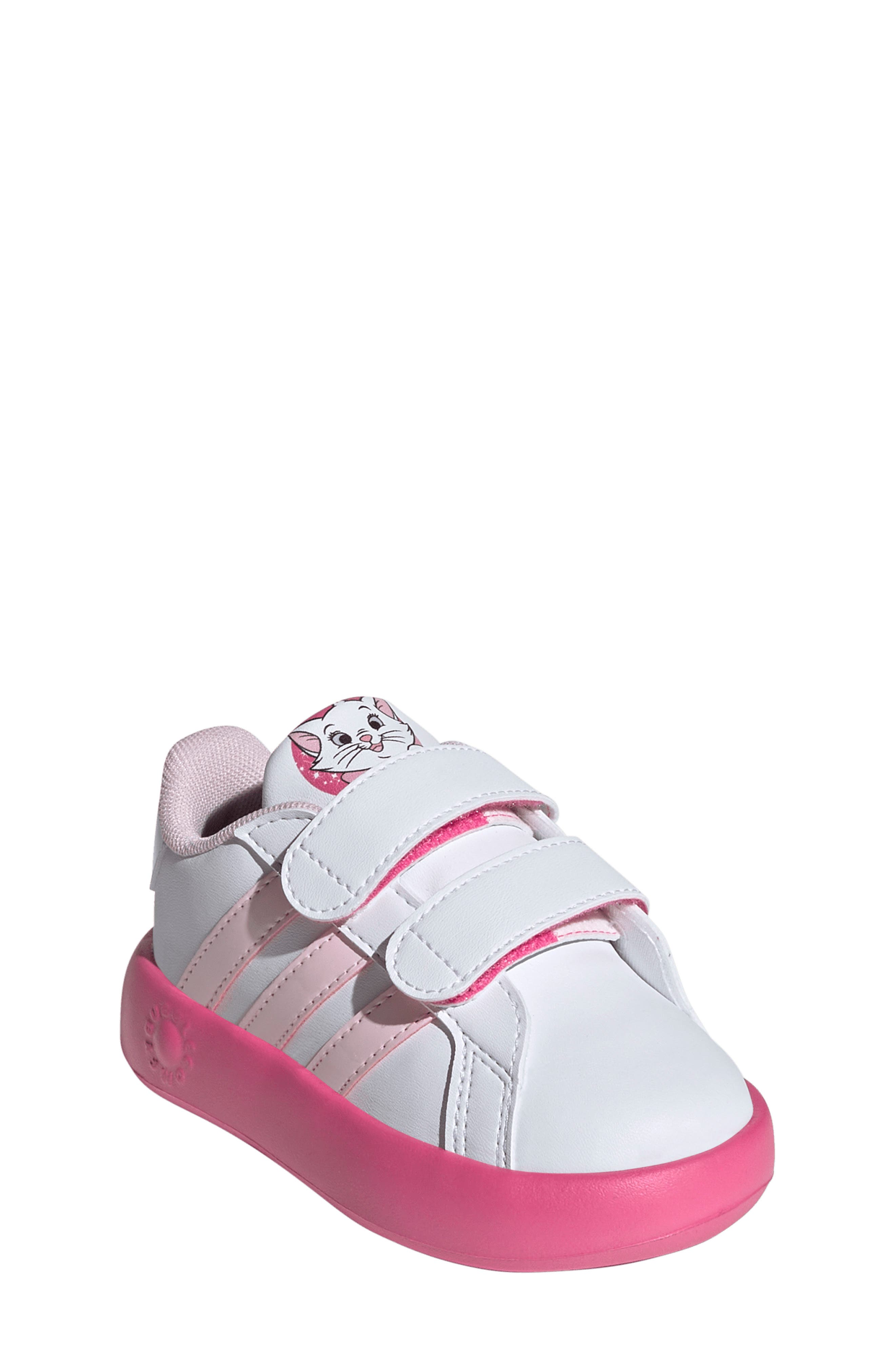 adidas x Disney Marie Kids' Grand Court Tennis Shoe | Nordstromrack