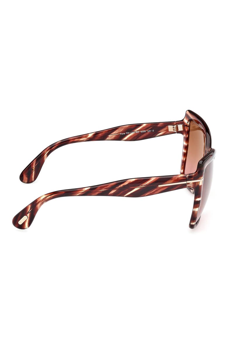 Fiore 63mm Oversize Gradient Butterfly Sunglasses (Women) | Nordstromrack