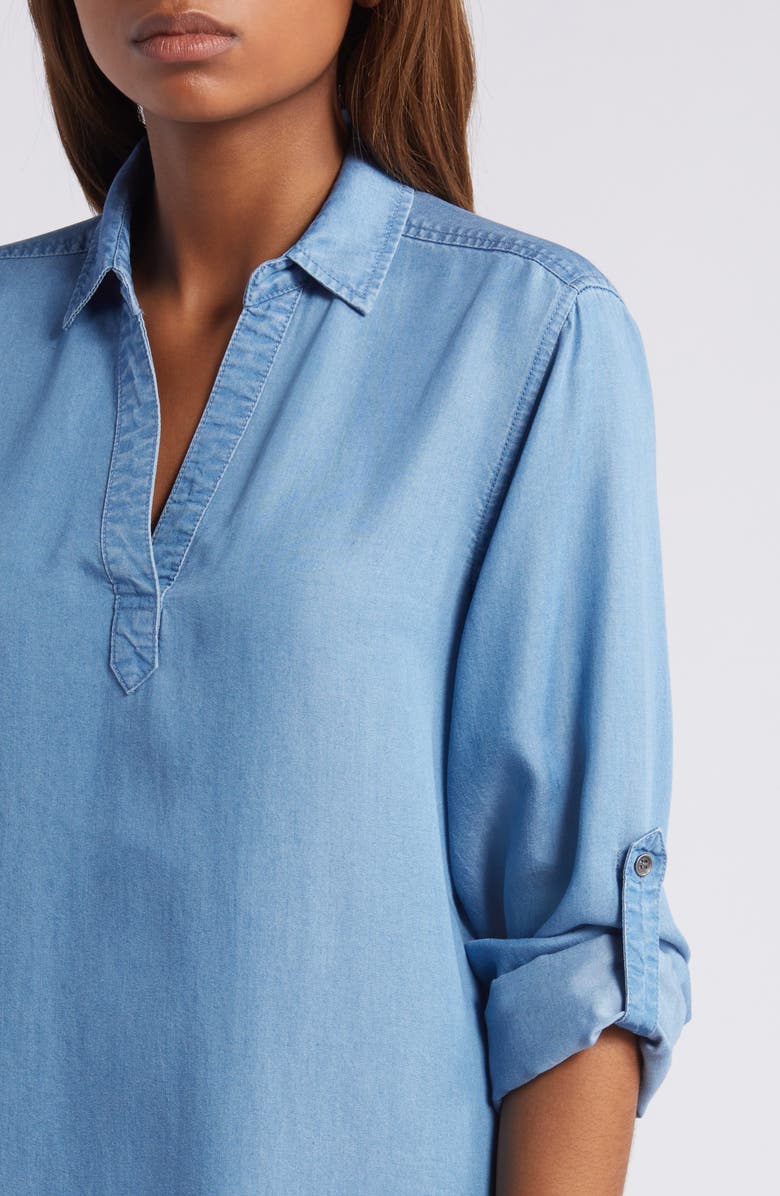 beachlunchlounge Emelia Long Sleeve Shift Dress | Nordstromrack