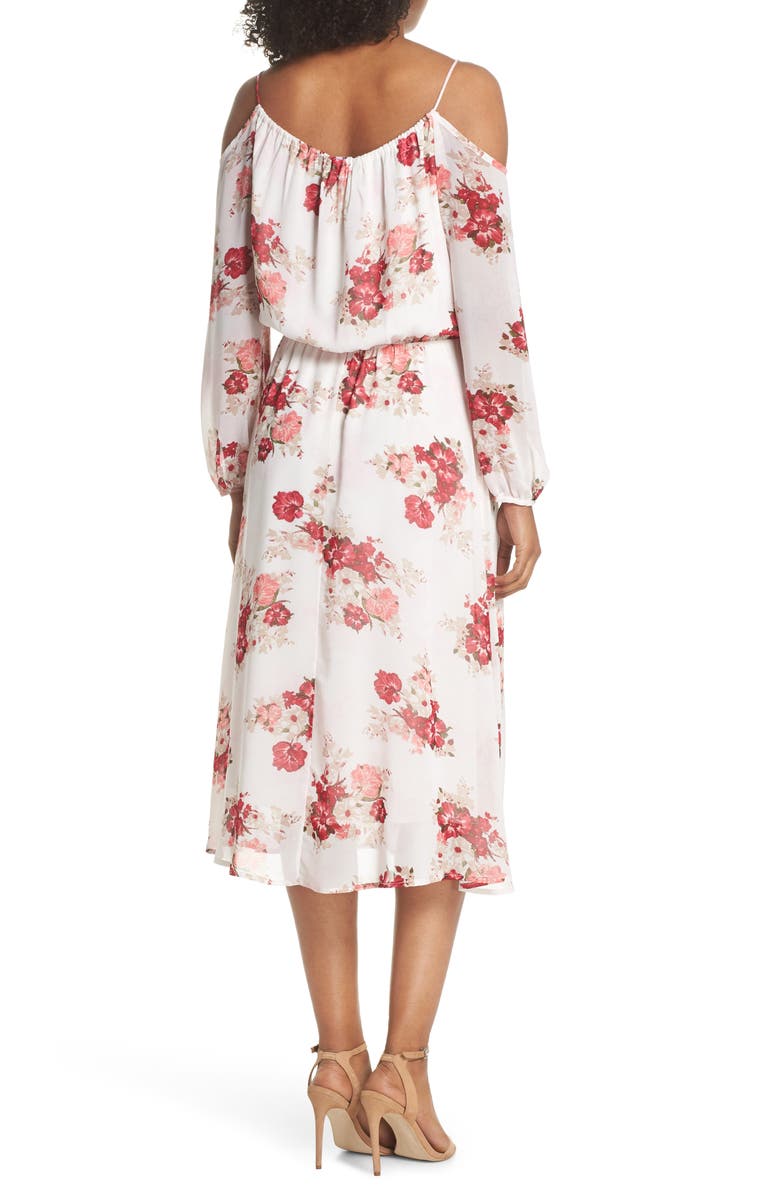 Fraiche by J Cold Shoulder Midi Dress | Nordstromrack