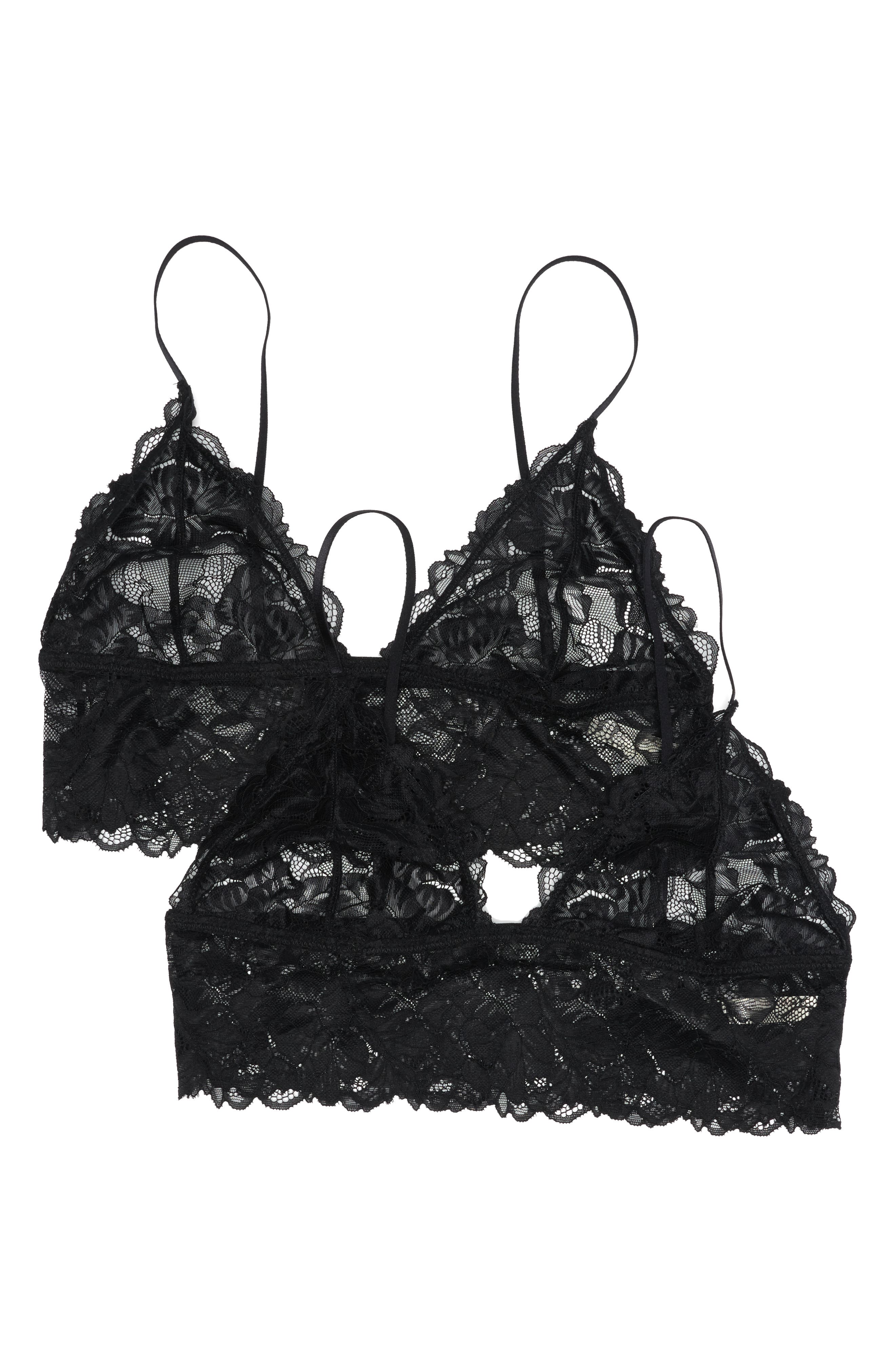 Free People 2-Pack Everyday Lace Bralettes | Nordstromrack