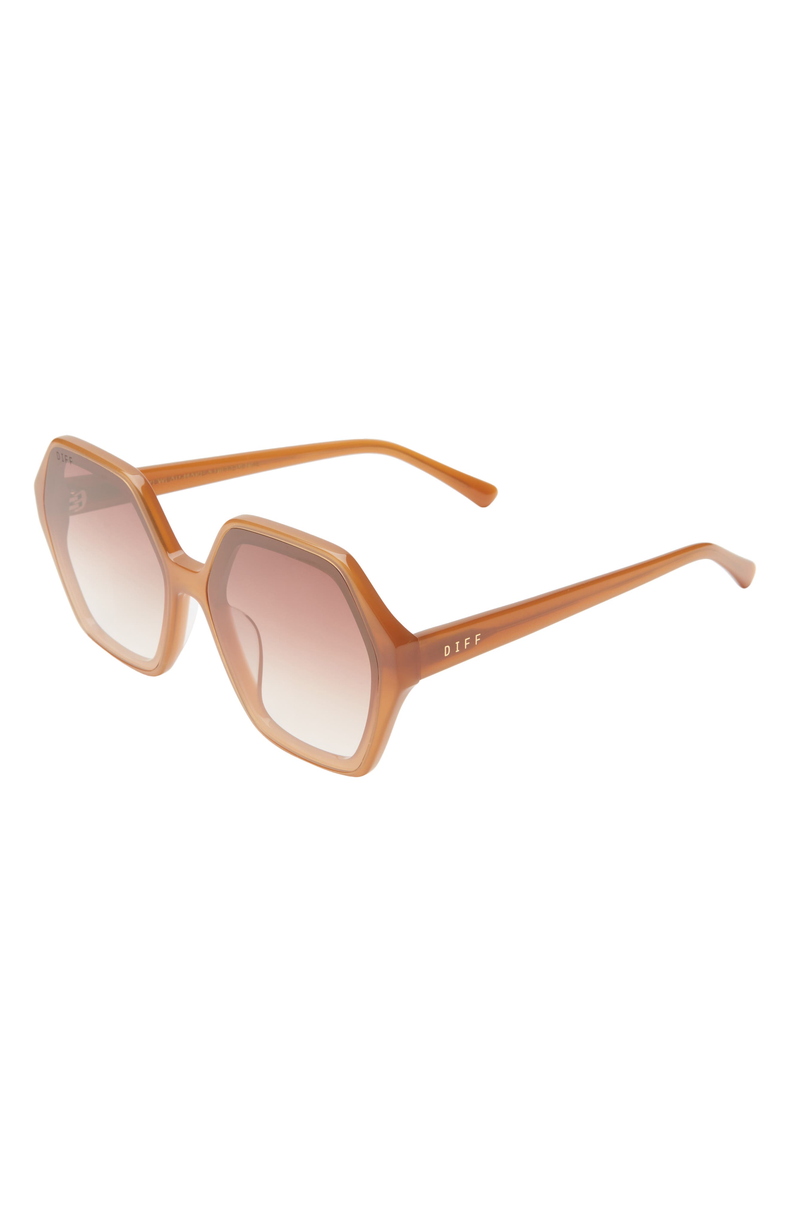 DIFF Gigi 60mm Geometric Sunglasses | Nordstromrack
