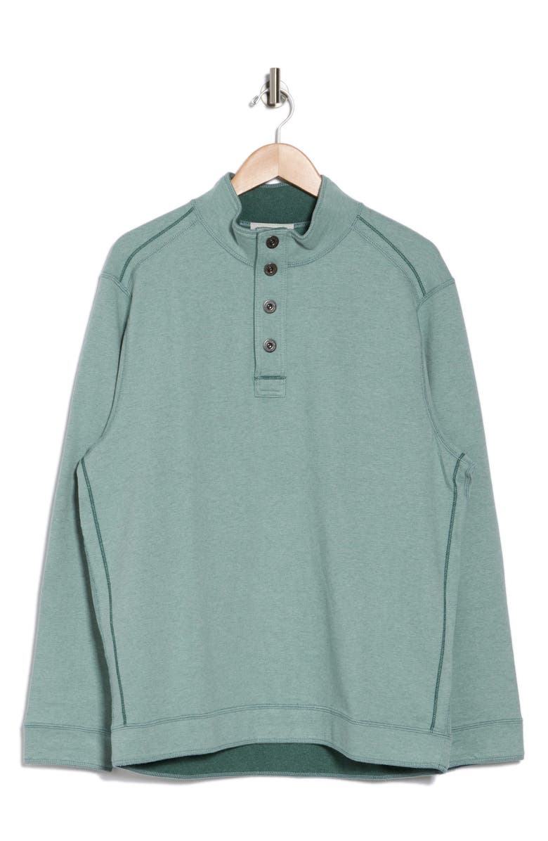 Tommy Bahama Flipfield Reversible Snap Mock Neck Top | Nordstromrack