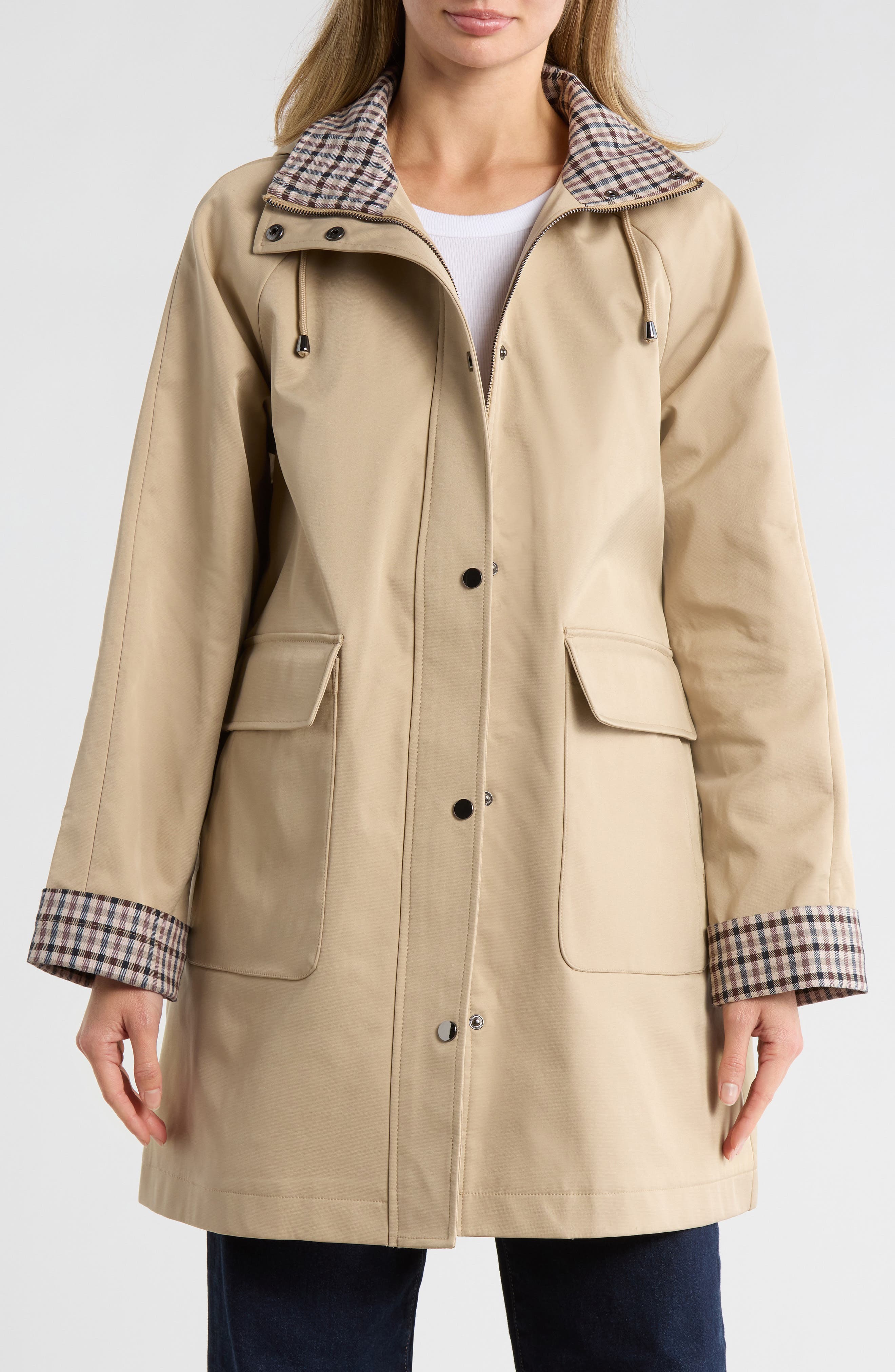Bernardo Hooded Rain Coat | Nordstromrack