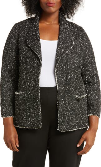 MAX STUDIO Tweed Two Pocket Blazer | Nordstromrack