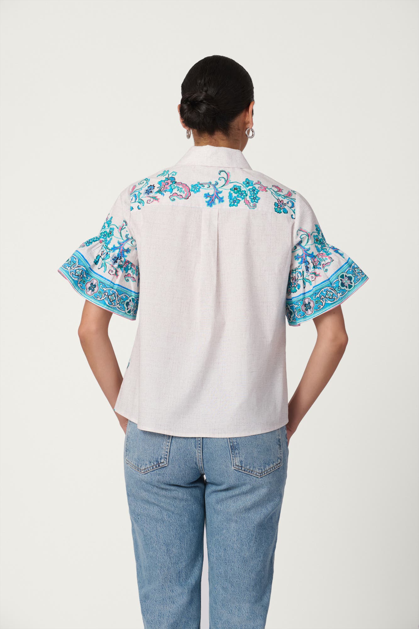 Warwick Tile Print Ellis Top (Women) | Nordstrom