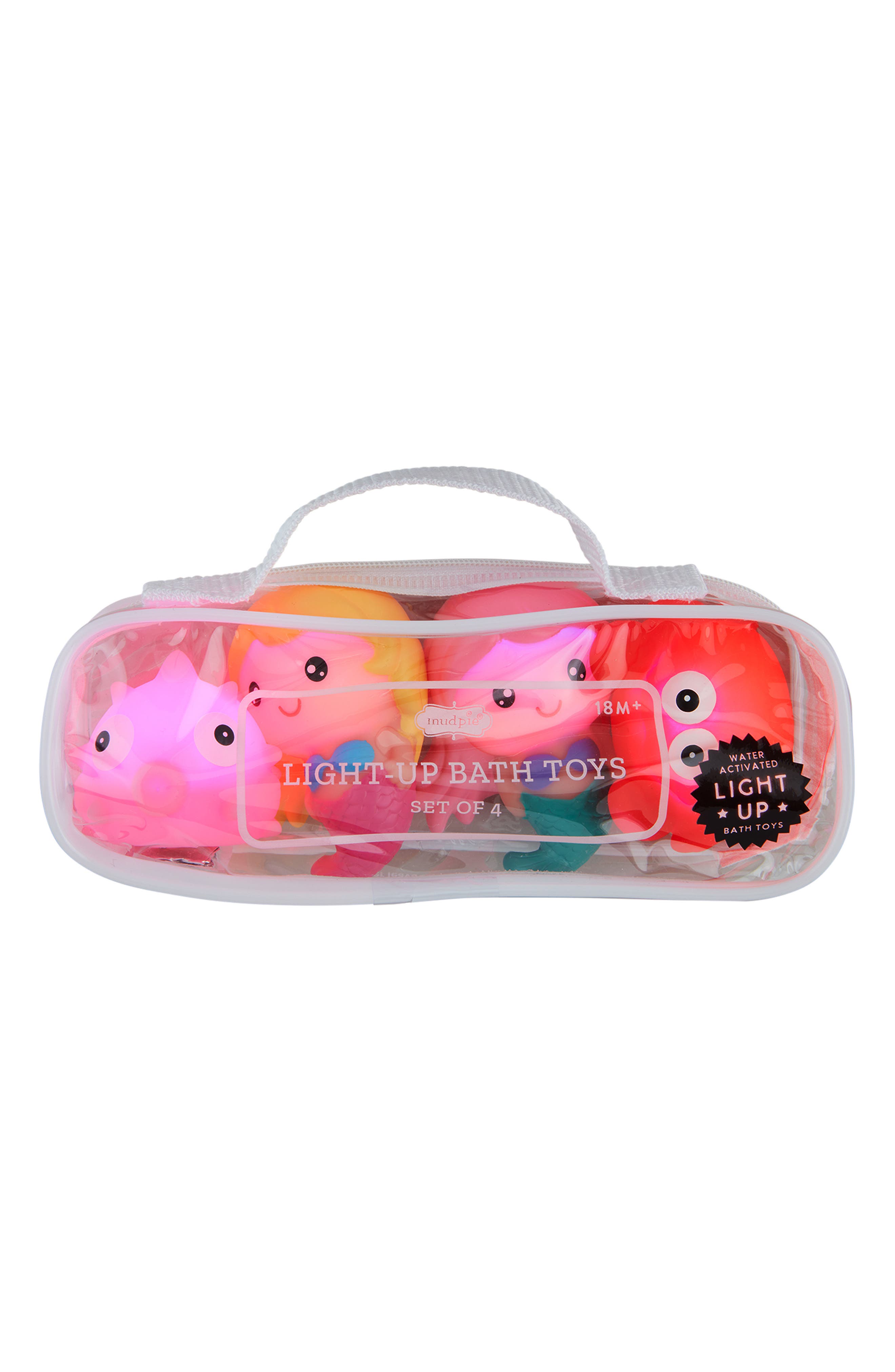 Mud Pie Set of 4 Mermaid Light Up Bath Toys | Nordstromrack