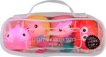 Mud Pie Set of 4 Mermaid Light Up Bath Toys | Nordstromrack