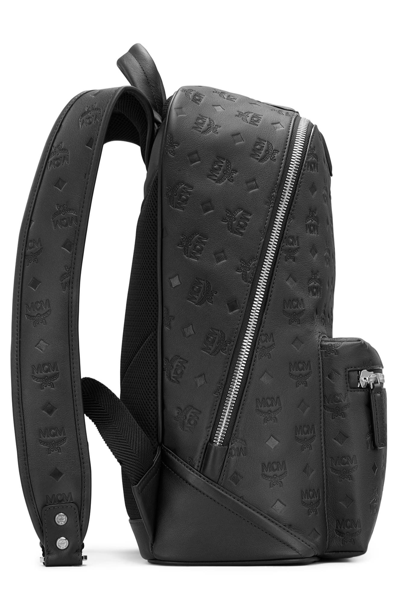 MCM Duke Embossed Leather Backpack | Nordstrom