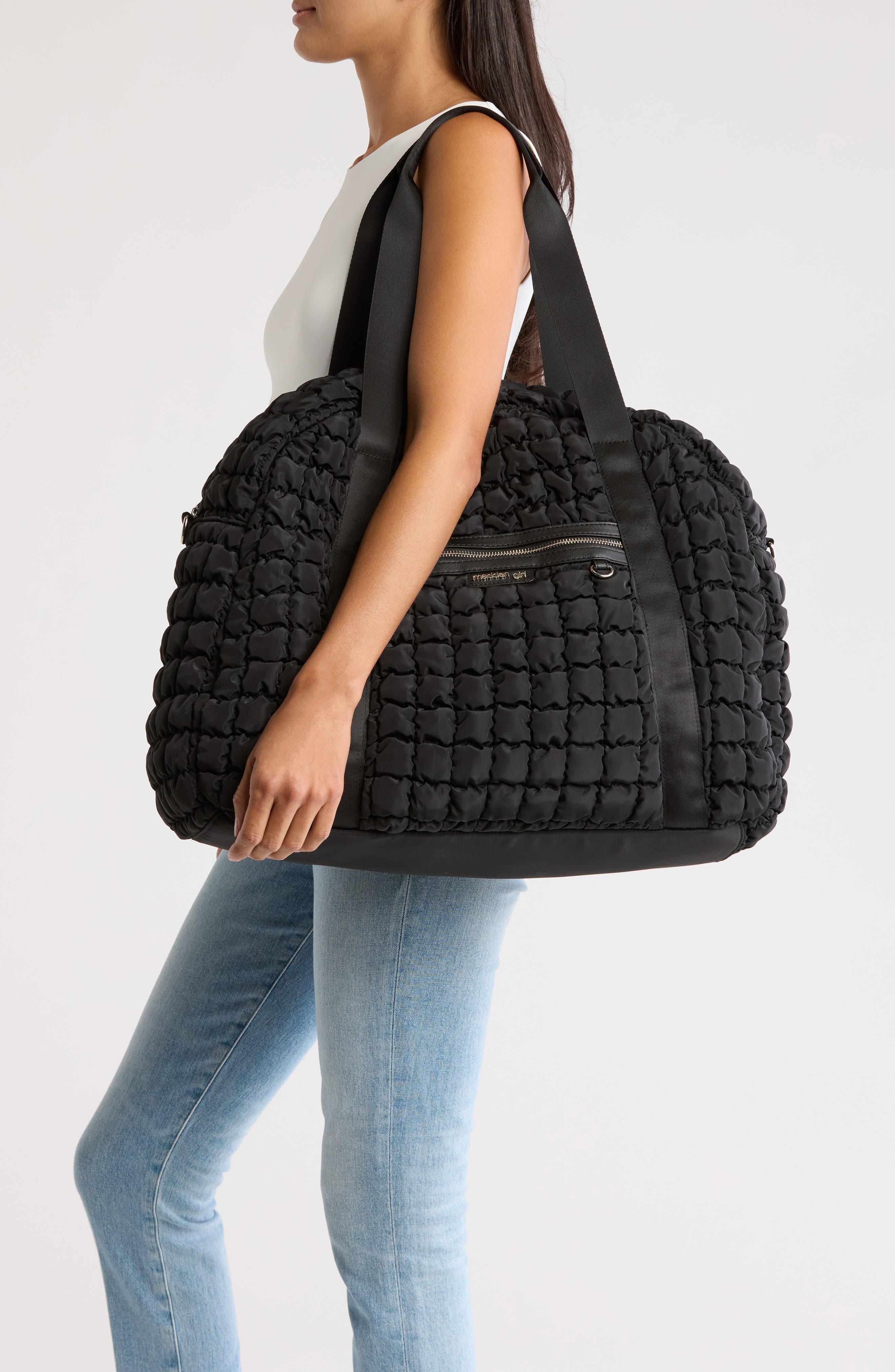 Madden Girl Puckled Dome Duffle Bag | Nordstromrack