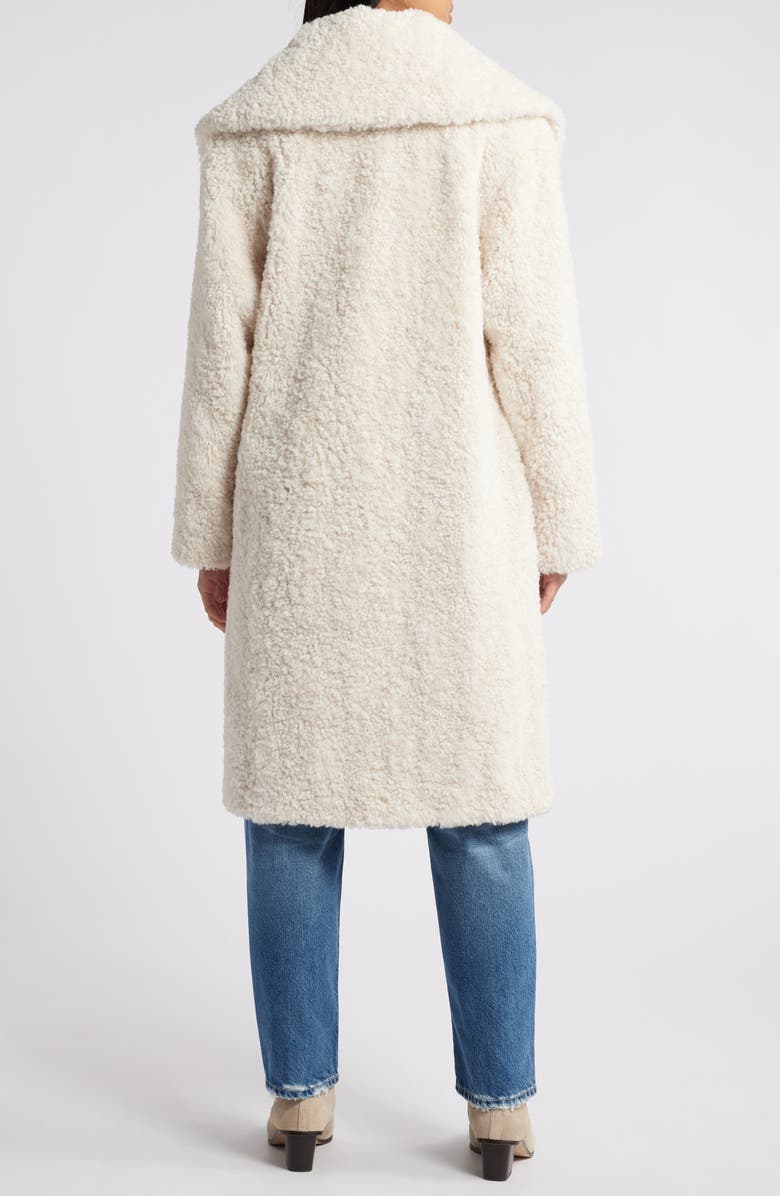Sam Edelman Shawl Collar Faux Shearling Coat | Nordstromrack