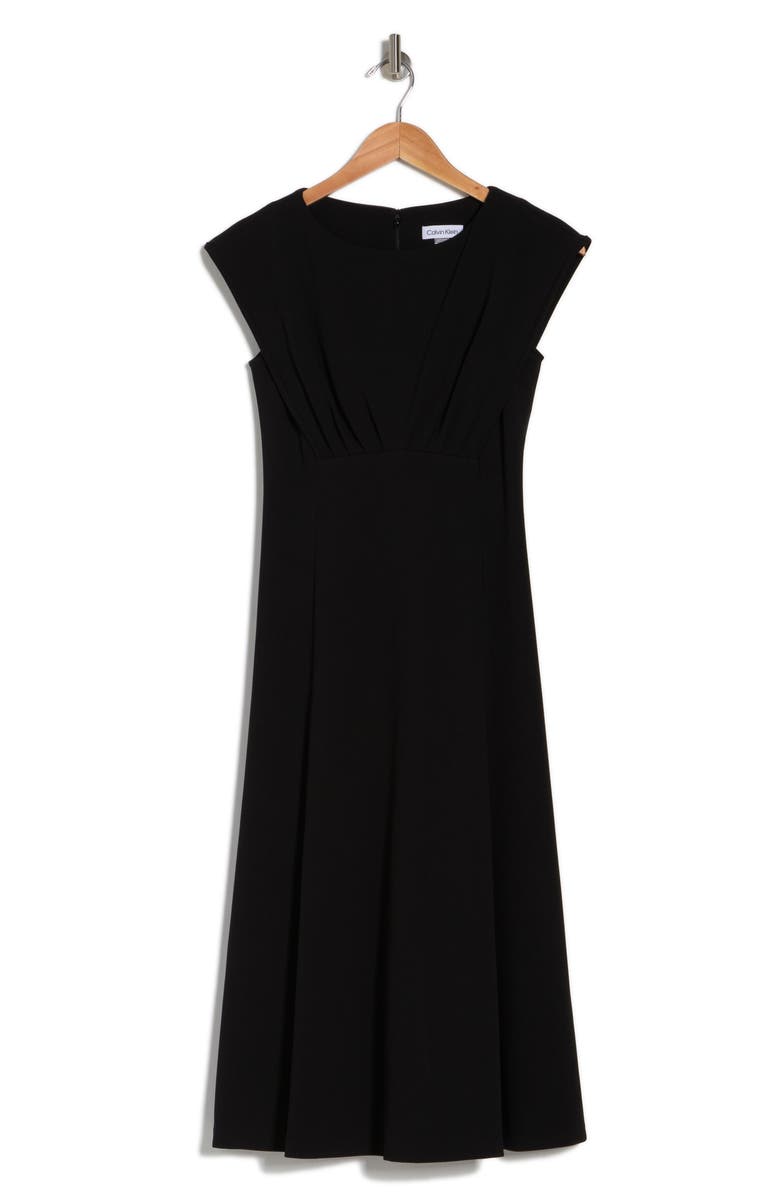 Calvin Klein Cap Sleeve Midi Dress | Nordstromrack
