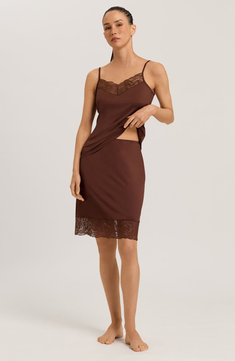 Hanro Elia Lace Trim Half Slip | Nordstrom